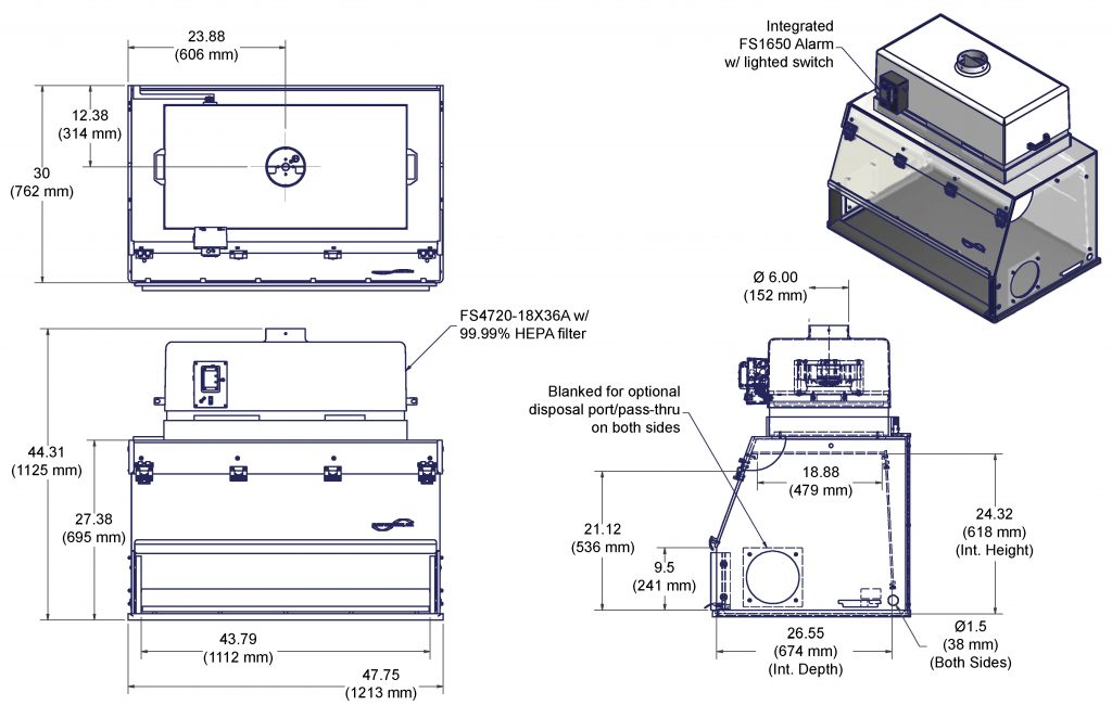 Laminar Flow Powder Hoods | In Stock Now, Ready to Ship!